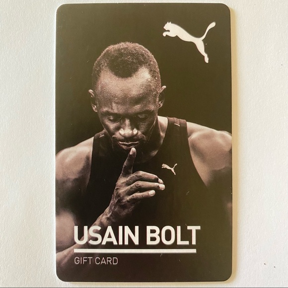 Puma | Other | Super Rare Vintage Usain Bolt Puma Card | Poshmark